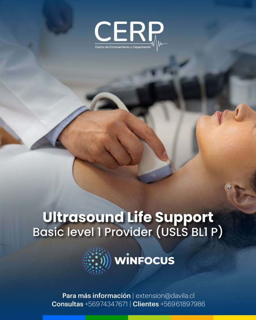 “Curso Ultrasonido Básico para Soporte Vital Adulto”- Médicos – CERP